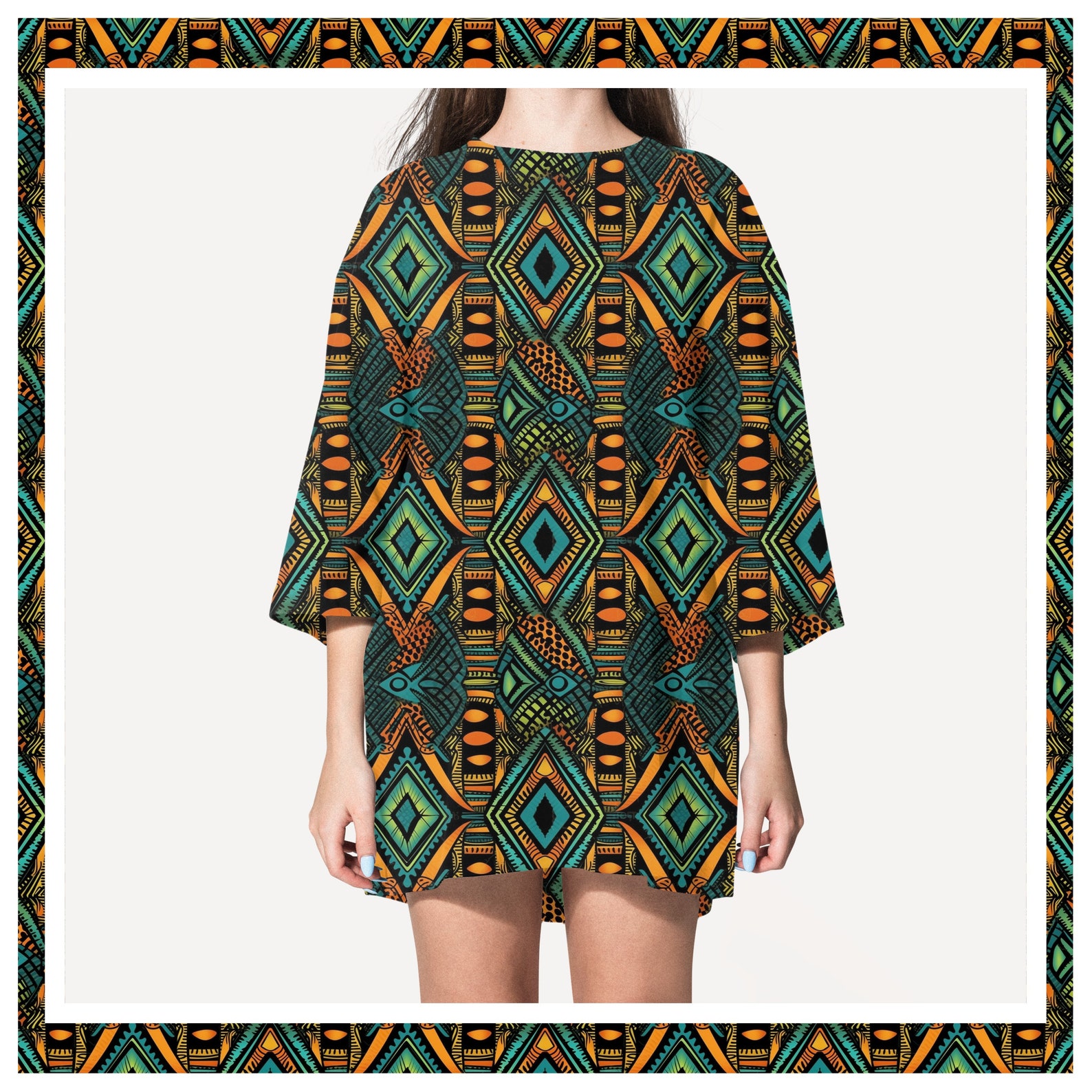 African Tribal Pattern Digital Paper: Seamless Print Designs (JPEG) - Etsy