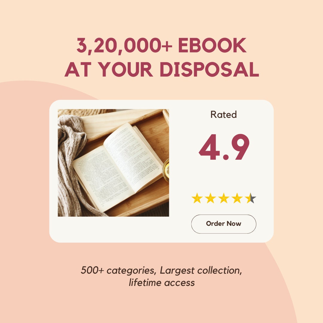 3,20,000+ Ebook Collection Bundle - Etsy
