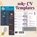10,000 Cvs, Resumes, Cover Letters Template Bundle - Etsy