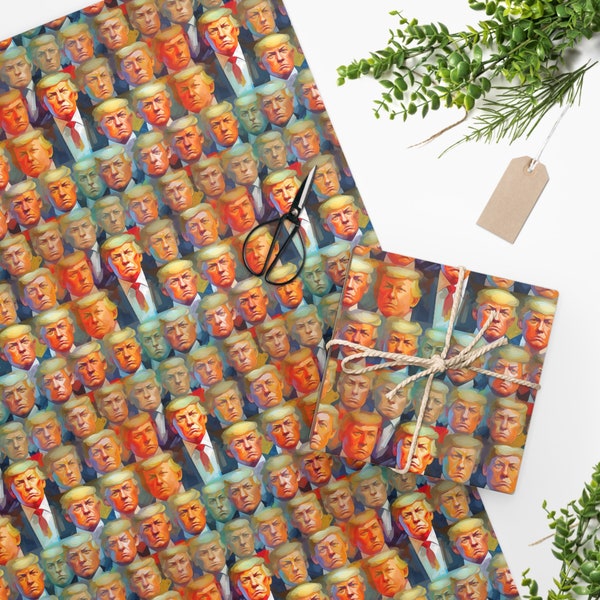 Trump Wrapping Paper - Shop Online - Etsy