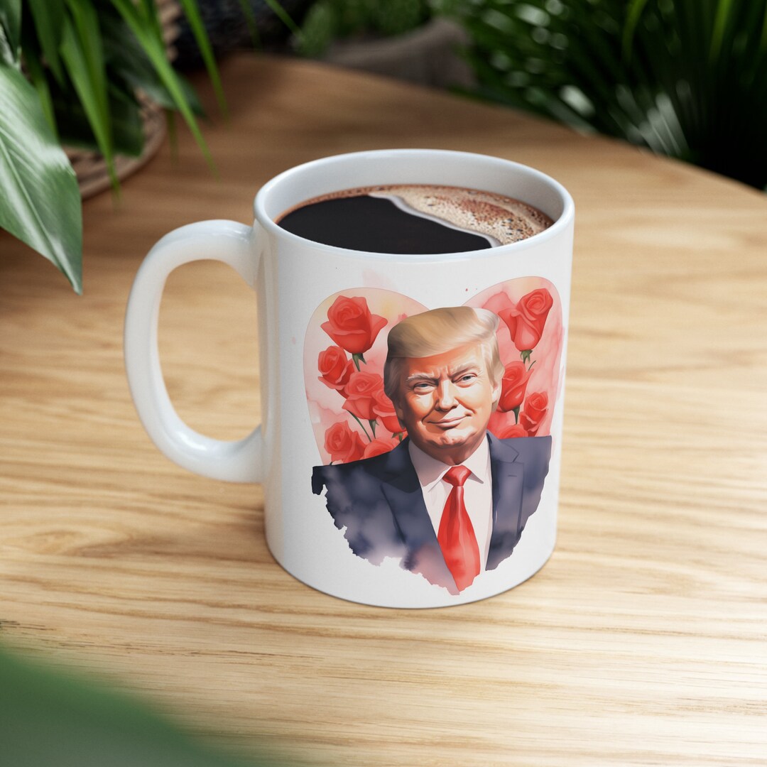 Donald Trump Make Valentine's Day Great Again 11 Oz Coffee Mug Donald ...