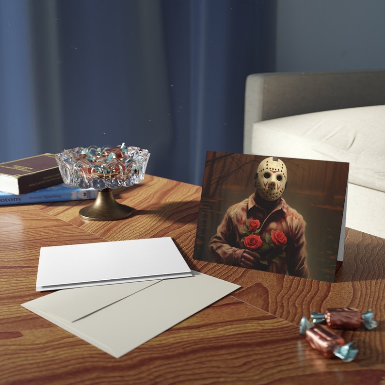 Jason Voorhees Valentine's Day Card Funny Friday the 13th Valentine's ...