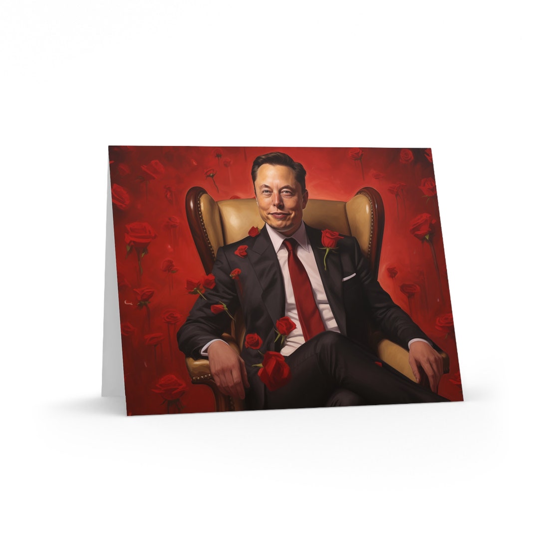 Elon Musk Valentine's Day Card Funny Meme Valentine's Day Card Greeting ...
