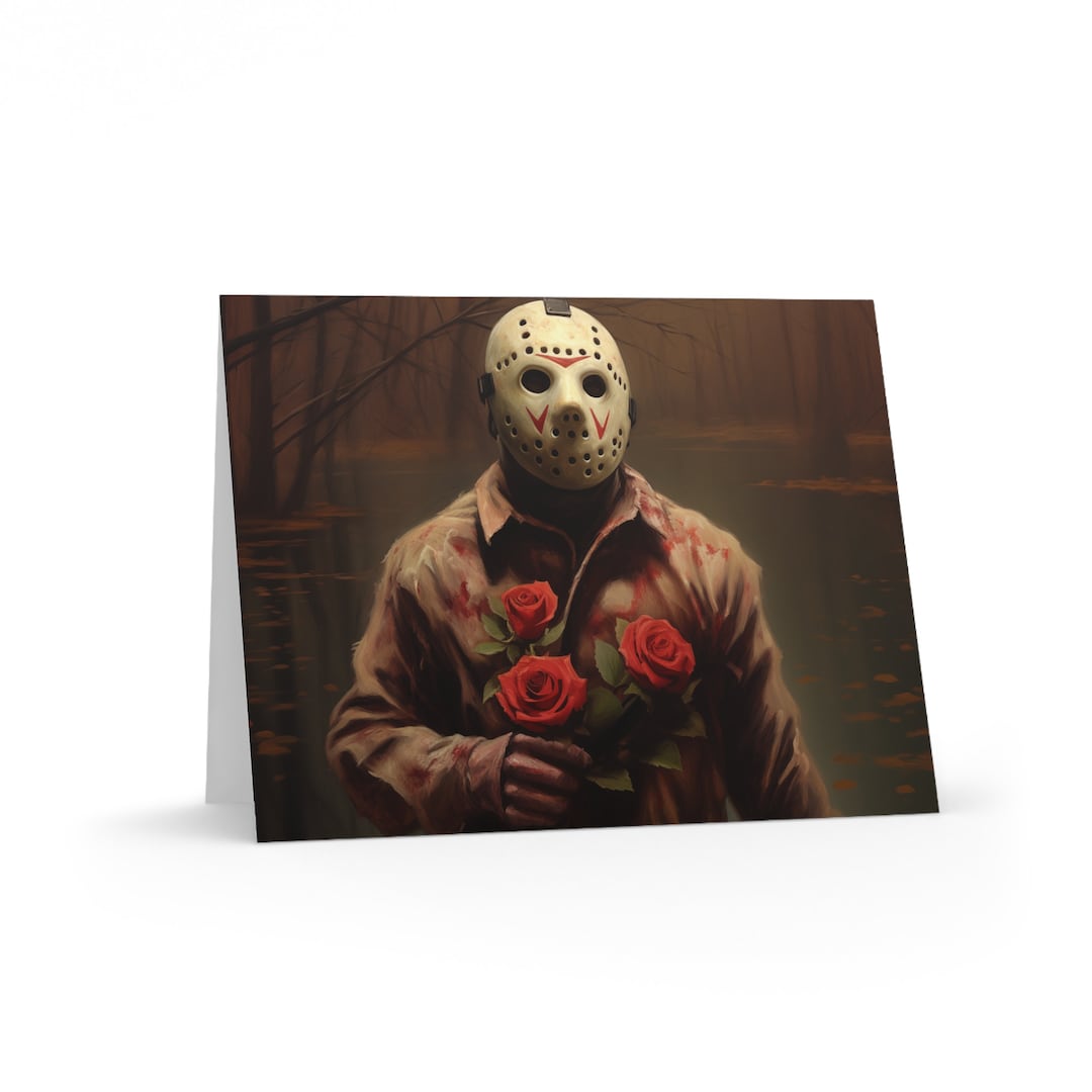 Jason Voorhees Valentine's Day Card Funny Friday the 13th Valentine's ...