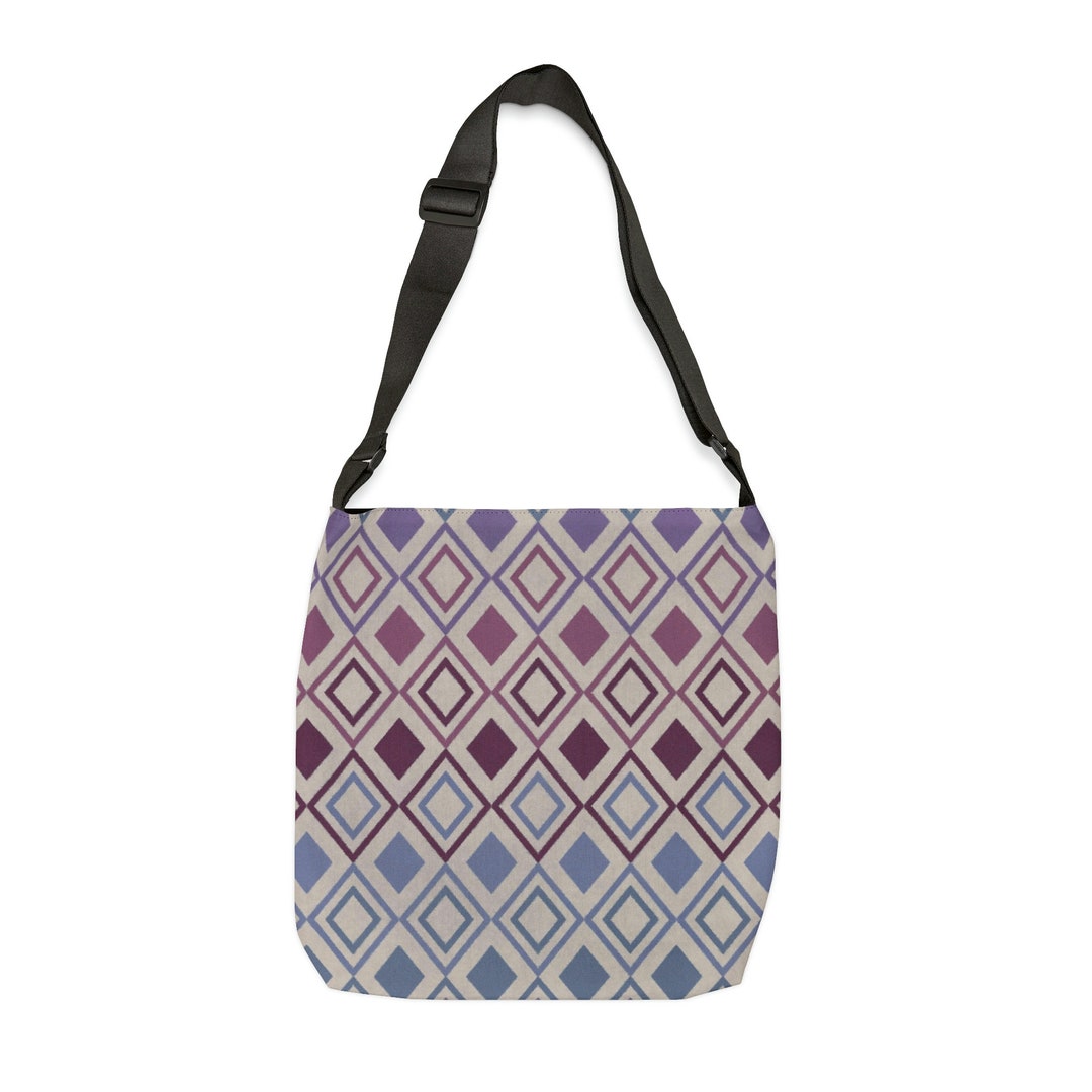 Adjustable Tote Bag (with Diamond Design) - Etsy