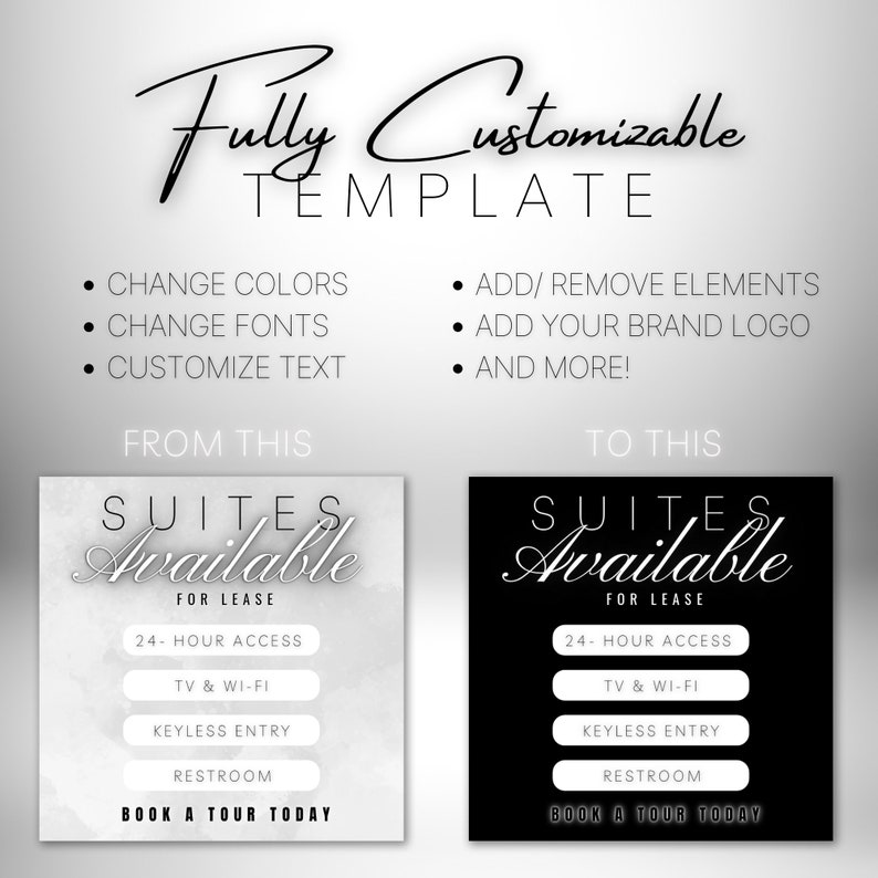 Suites Available Flyer Suites for Rent Booth Rental Flyer for Salon ...