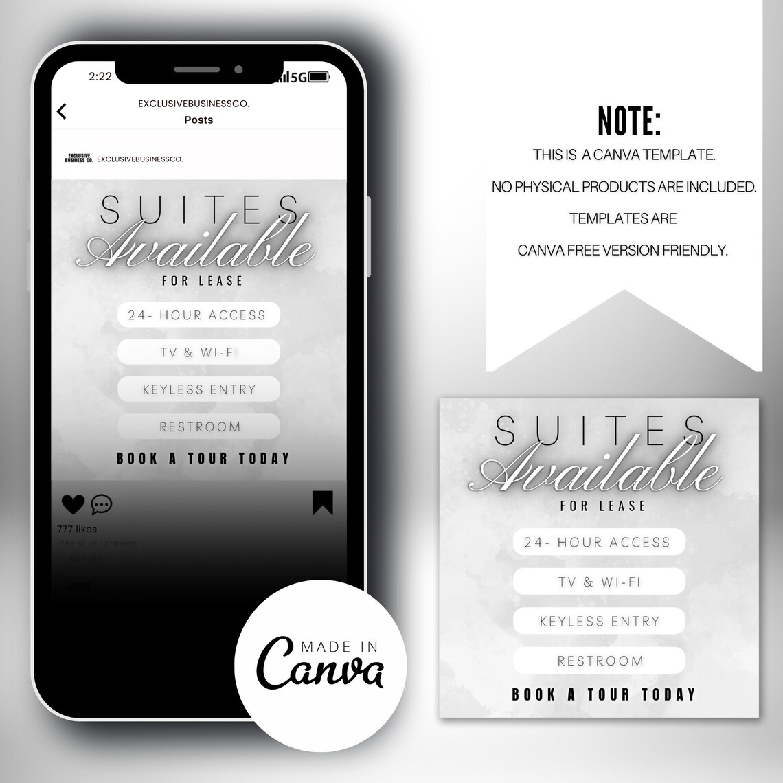 Suites Available Flyer Suites for Rent Booth Rental Flyer for Salon ...