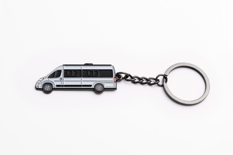 Vanlife Keychain – RAM Promaster Camper Van - Travato - Silver - Etsy