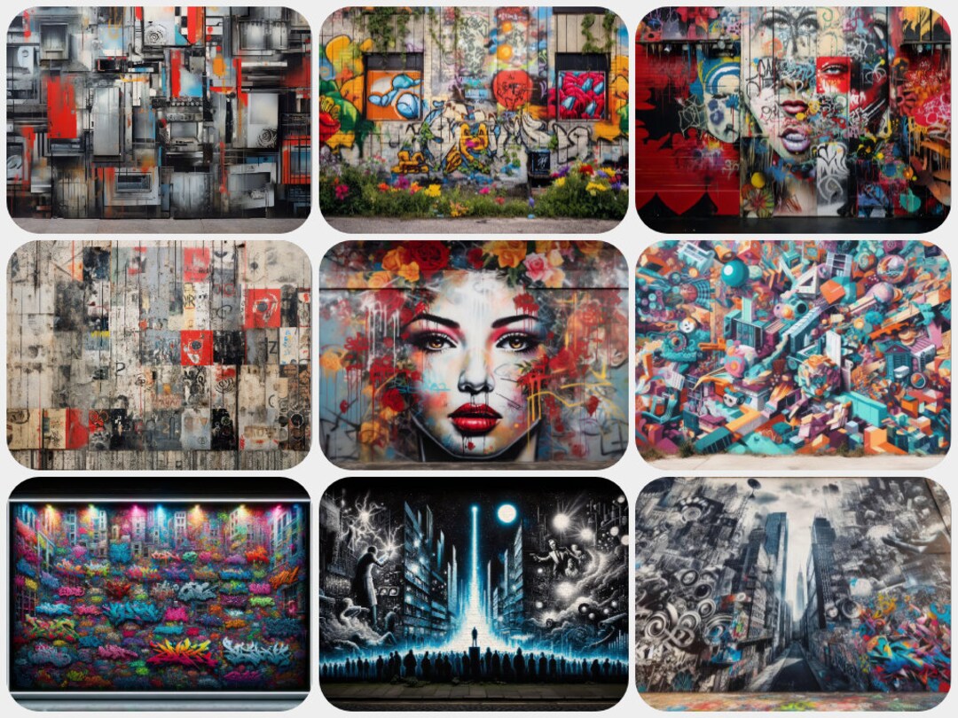 Urban Settings: Wall Mural Graffiti Master Collection, Murals and ...