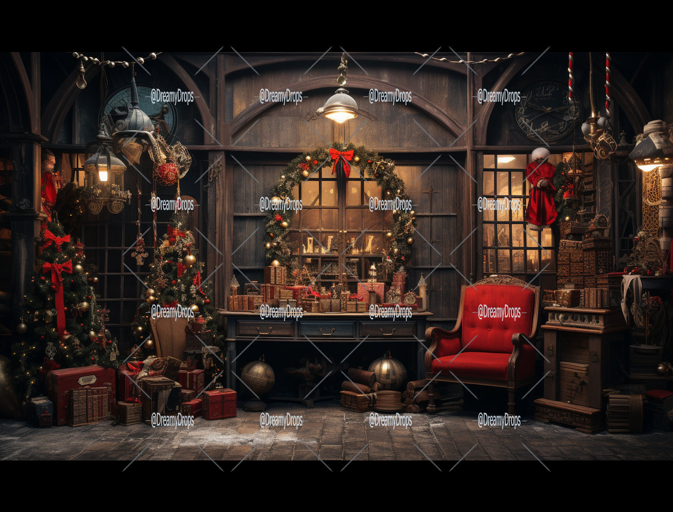 Christmas Themed Santa's Workshop Master Collection: Cozy Christmas ...