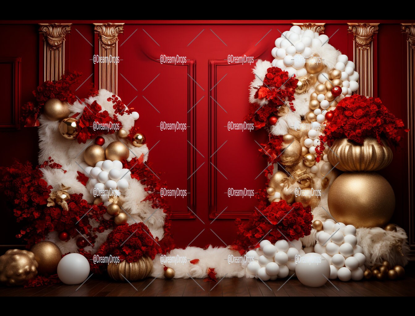 Christmas Themed Master Collection: Red and White and Gold Christmas ...
