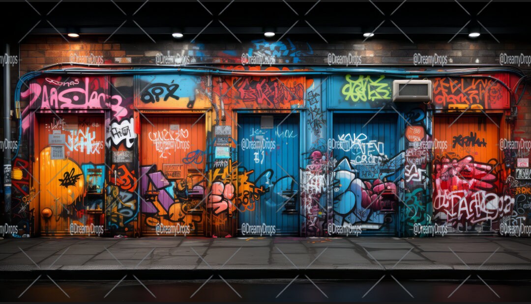 Urban Settings: Vivid Pop Art Graffiti Master Collection, Murals and ...