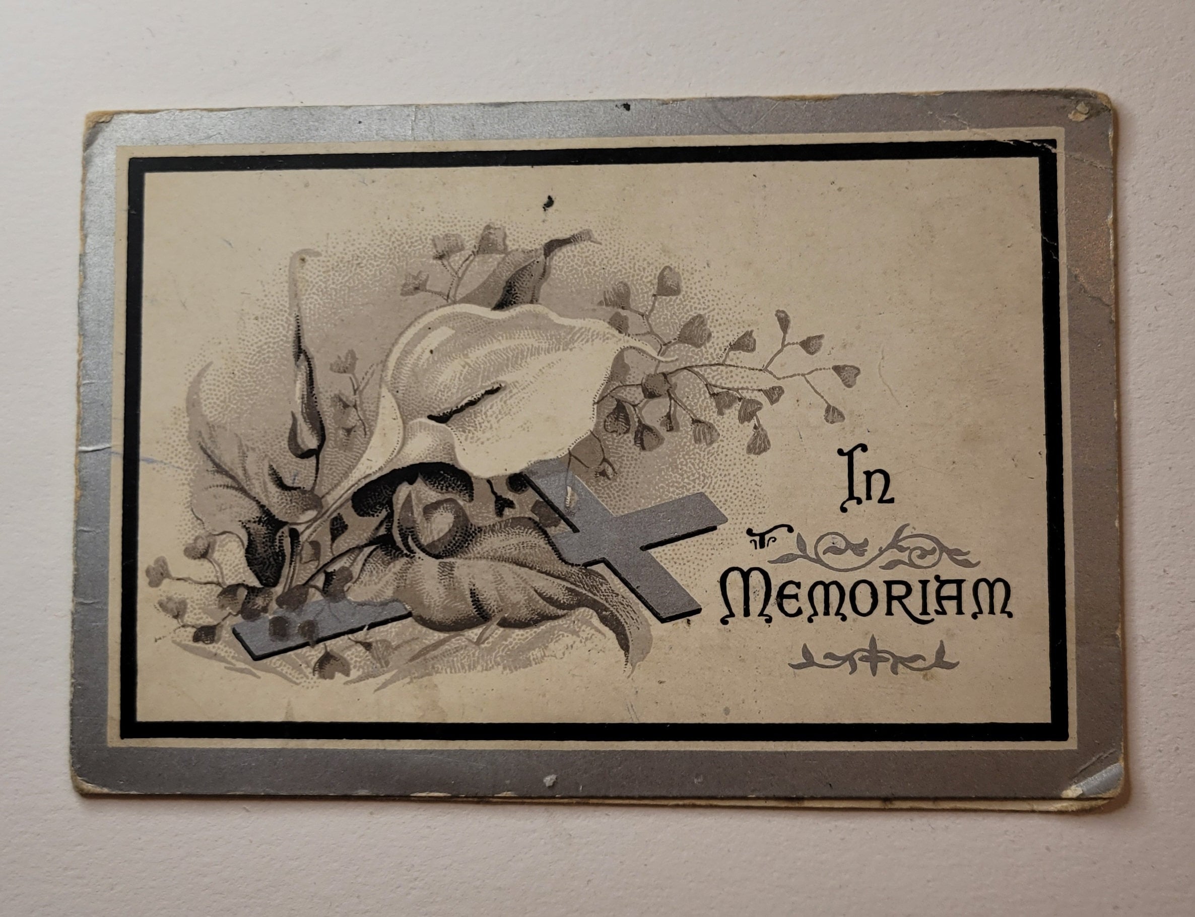 Antique in Memoriam Card 1915 Funeral Card - Etsy Canada