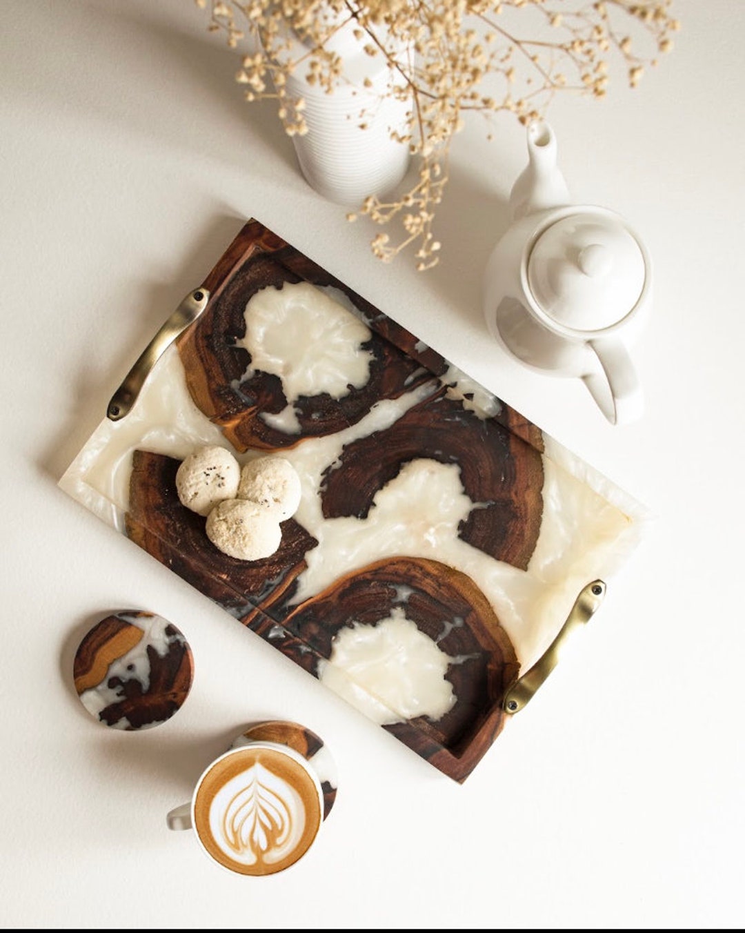 Wooden Epoxy Tray, Serving Tray, Resin Platter, Epoxy Serving Tray ...