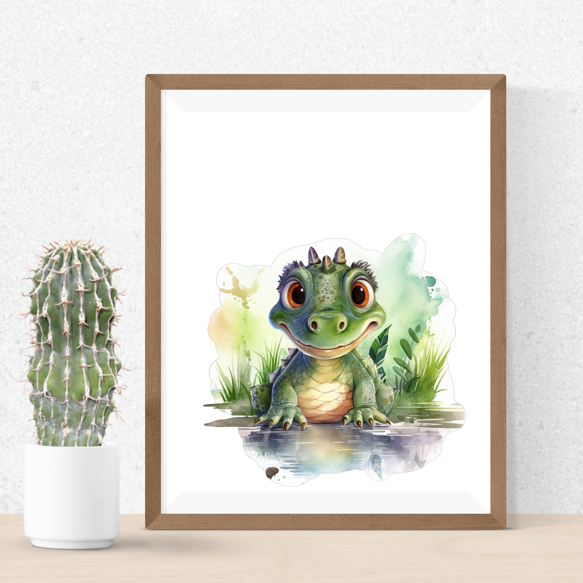 Watercolor Safari Animals Digital Pack - Etsy
