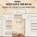 Self Love Journal Printable Instant Download, Self Care Planner, Self ...