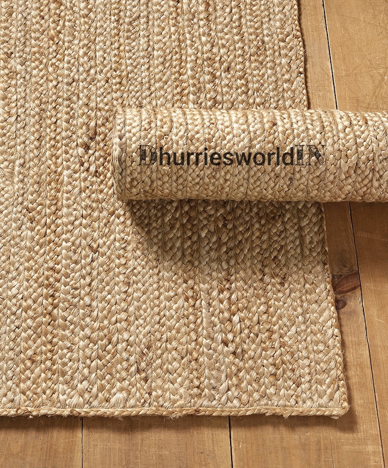 Jute Stairs Runner Natural Fiber Jute Runner Rug Vintage Style - Etsy