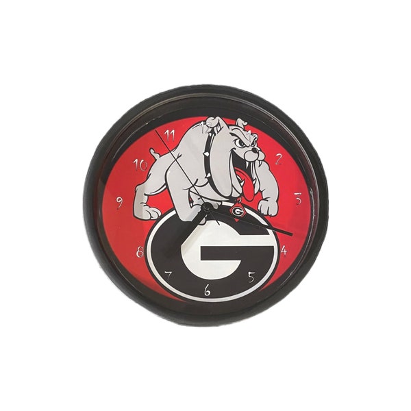 Georgia Bulldogs Clock - Etsy