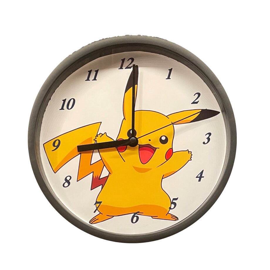 Pikachu 9 Wall Clock - Etsy