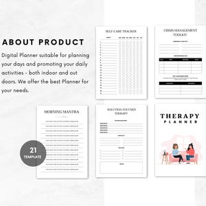 2025 Undated Digital Therapist Planner Daily Appointment Book ...