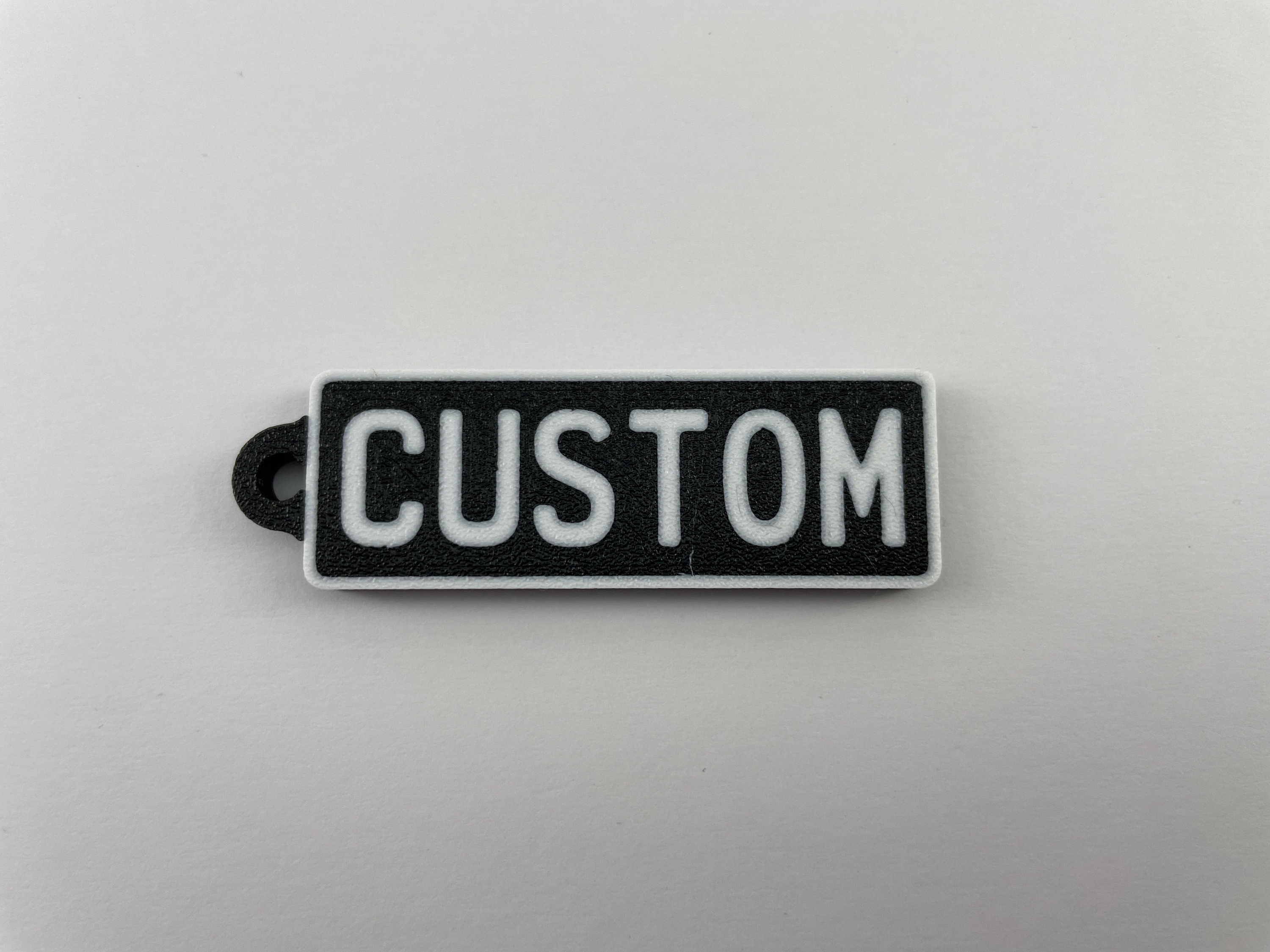 Custom Key Ring Number Plates - Etsy