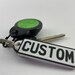 Custom Key Ring Number Plates - Etsy