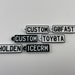 Custom Key Ring Number Plates - Etsy