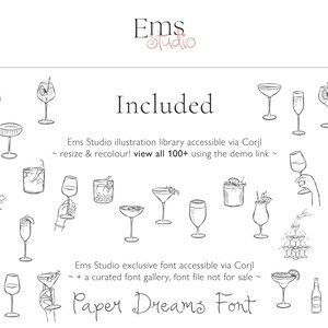 Signature Drinks Sign Template Wedding | Handwritten Editable Drink ...