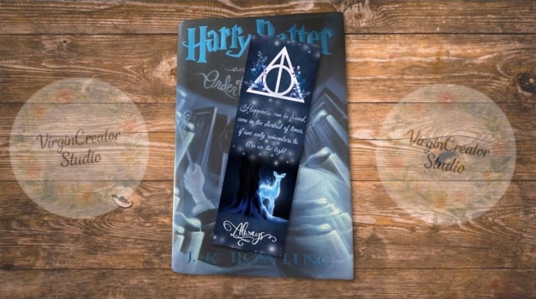 Harry Potter Printable Bookmark | Deathly Hallows Symbol| Albus ...