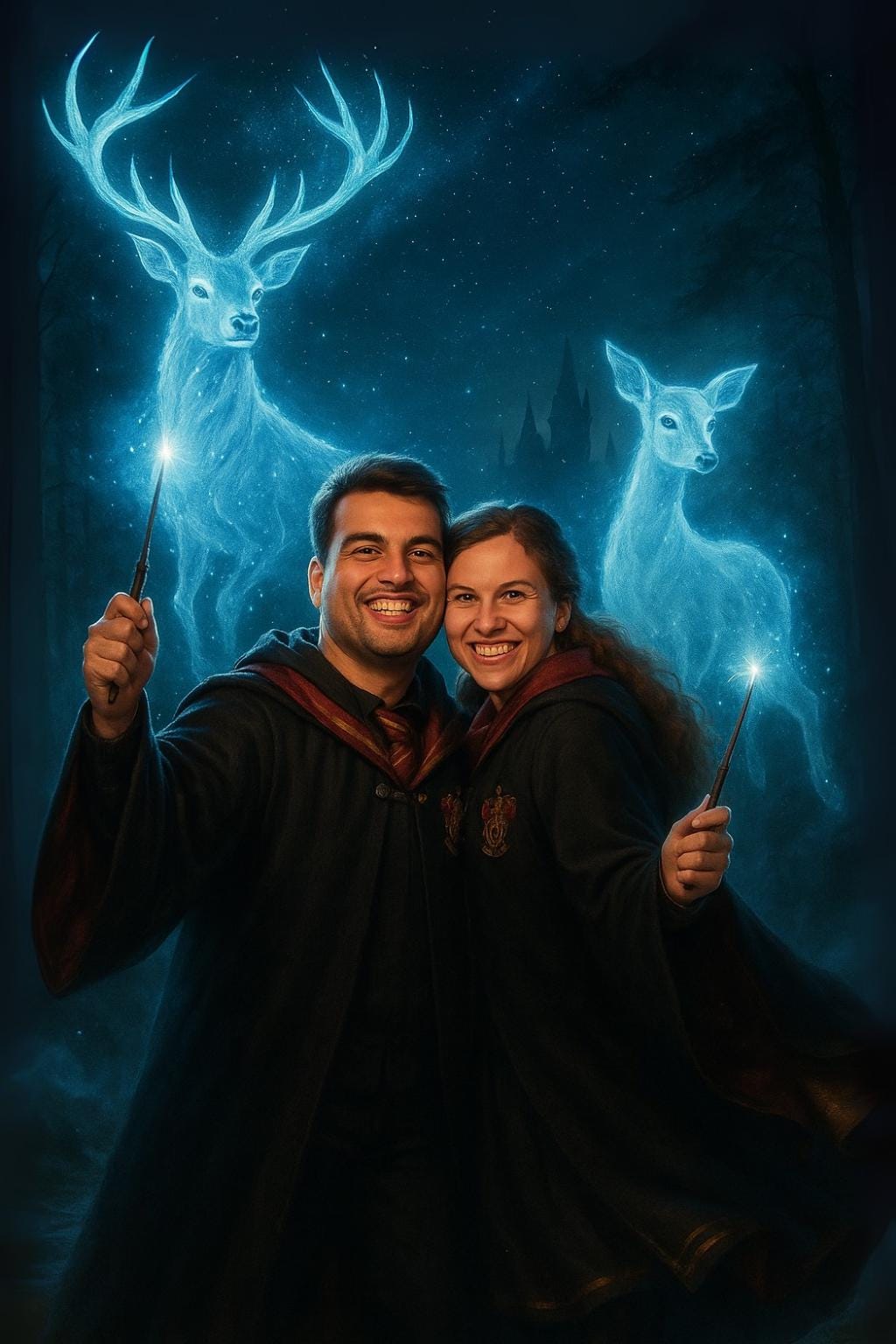Personalized Realistic Harry Potter Portrait With Your Face Hogwarts ...