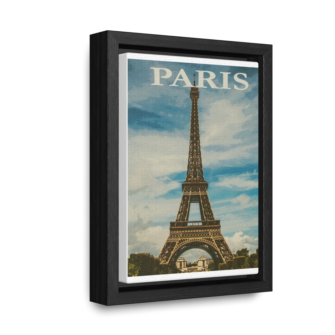 Great Paris Canva Vertical Frame - Etsy