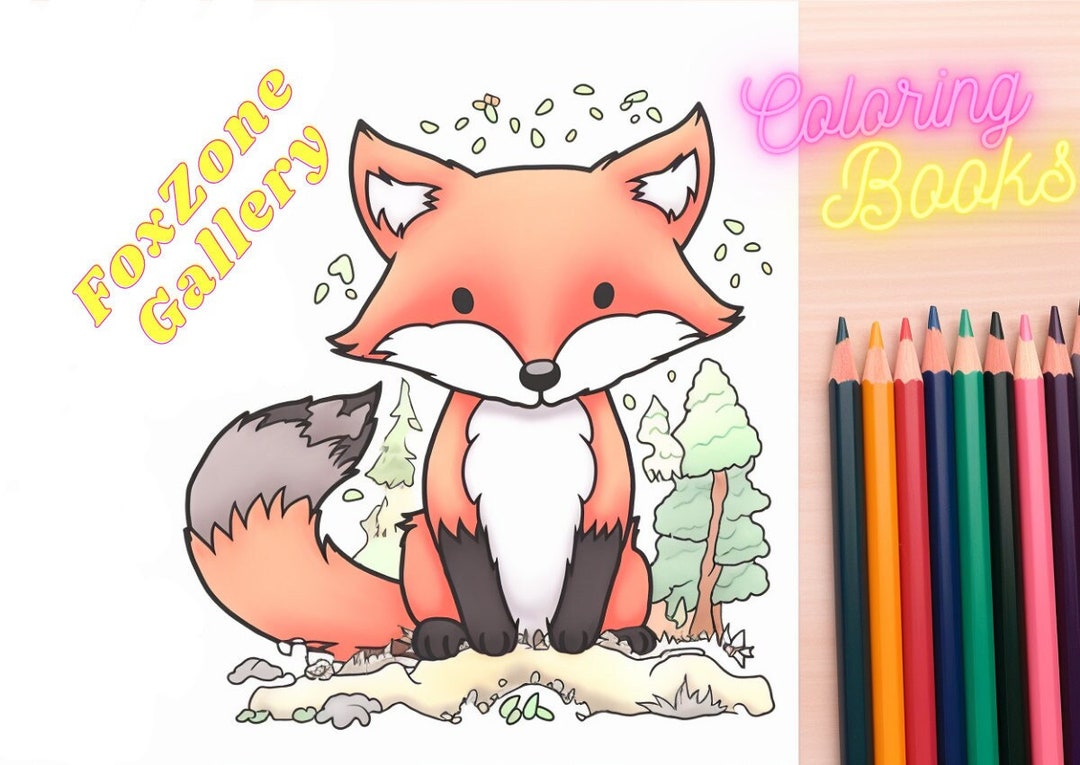15 Adorable Chibi Animals for Coloring, Printable Coloring Book for ...