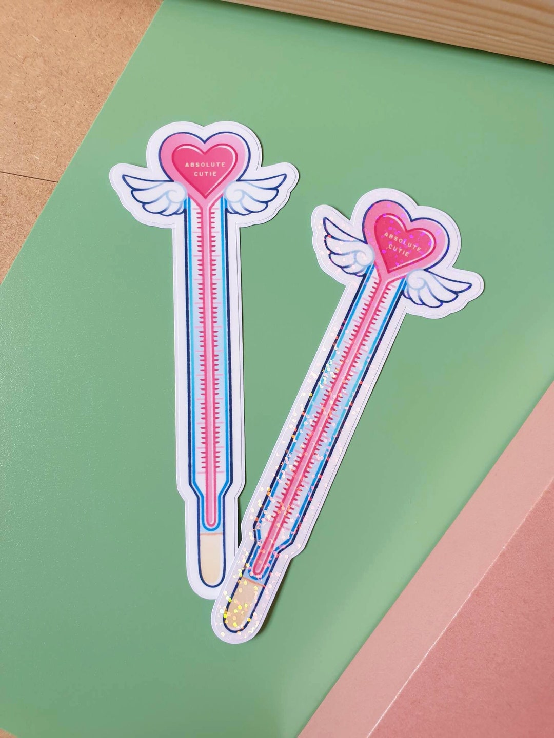 Absolute Cutie Thermometer | Cute Waterproof Handmade Die-cut Laptop ...