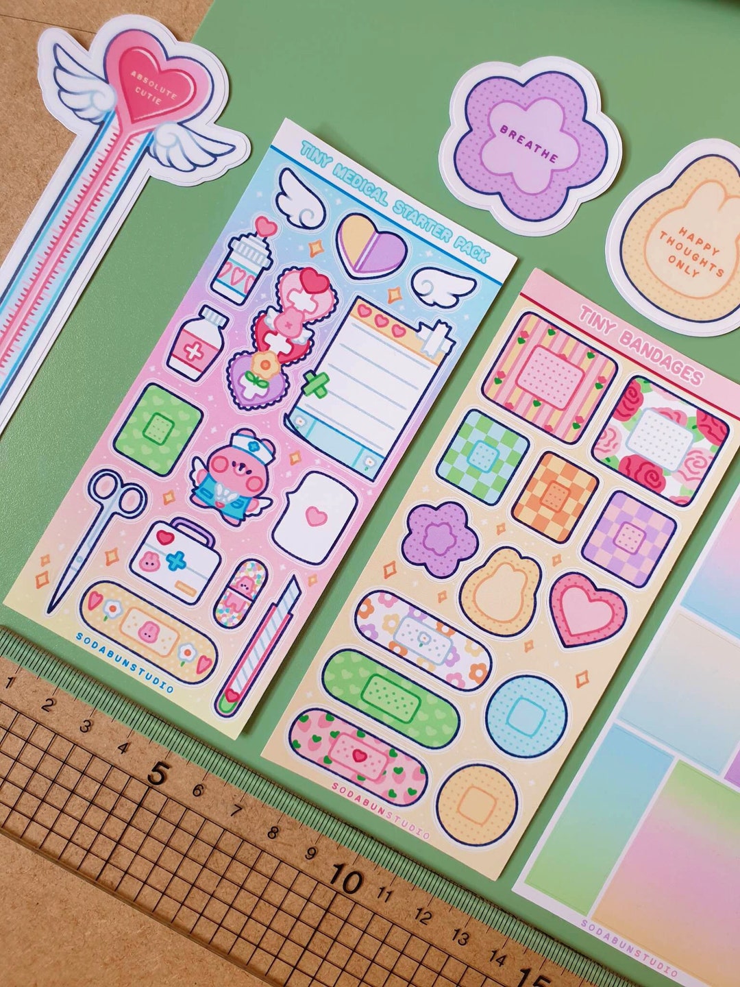 Medical Sticker Set | Value Bundle | Cute Waterproof Handmade Sticker ...