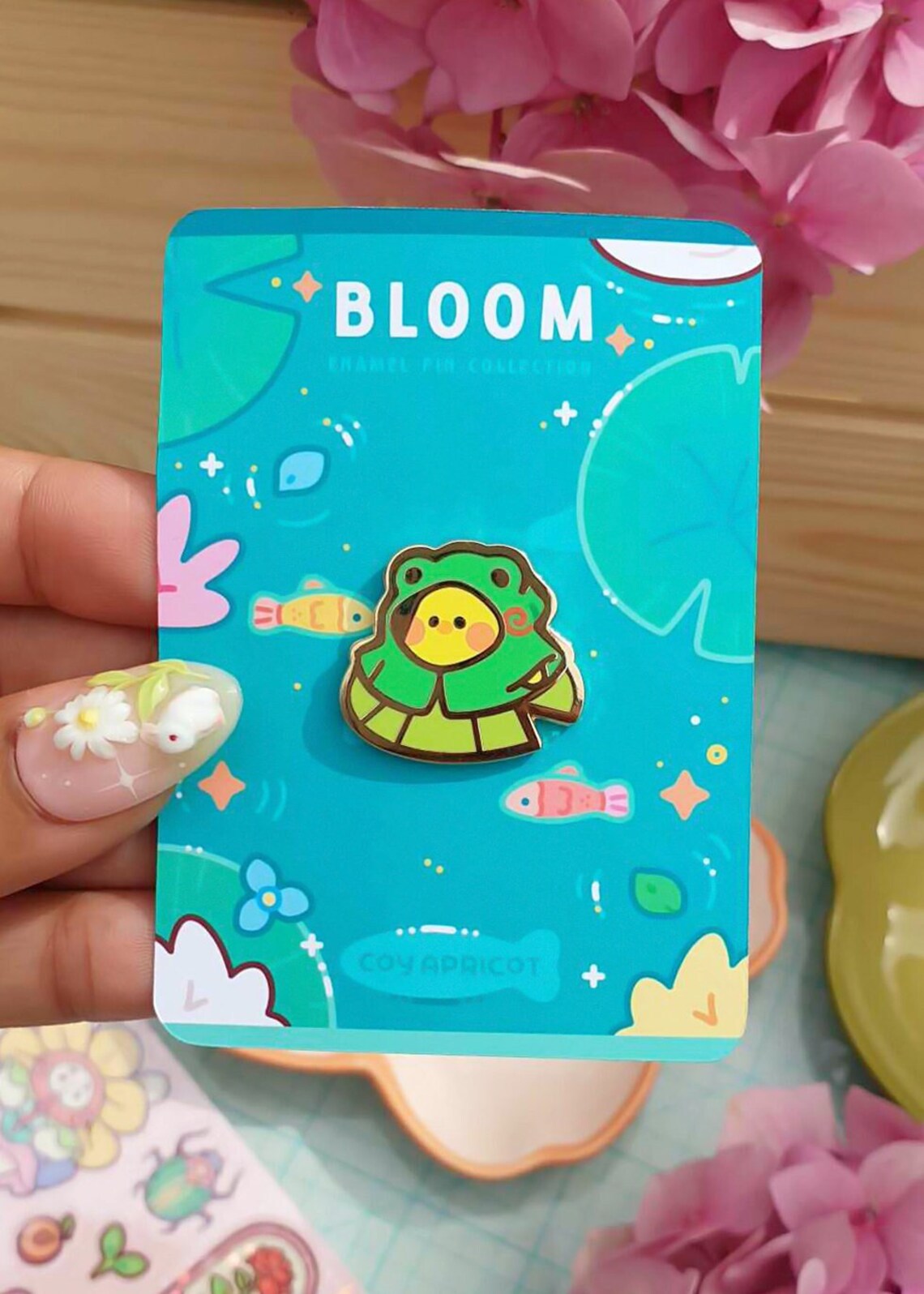 Rainy Chick | BLOOM Spring Themed Hard Enamel Pin | Cute Kawaii ...