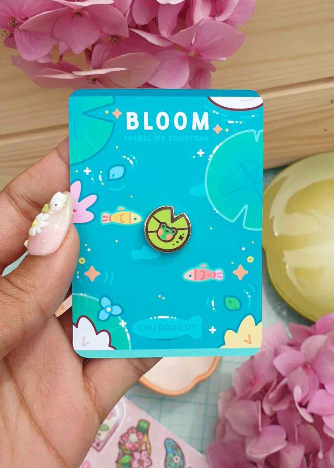 Lilypad | BLOOM Spring Themed Mini / Filler Hard Enamel Pin | Cute ...