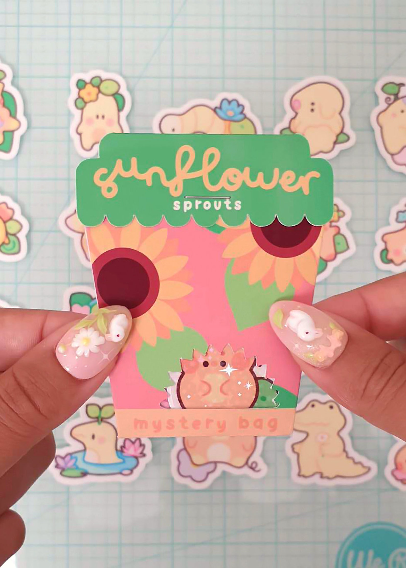 Mystery Sprout Sticker Packs | Surprise Waterproof Handmade Vinyl Die ...