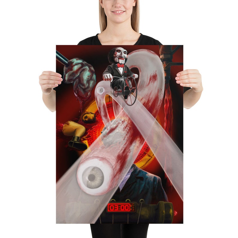 Saw X Poster Ultimate Traps Compilation Hand Painted Digital Art Print ...