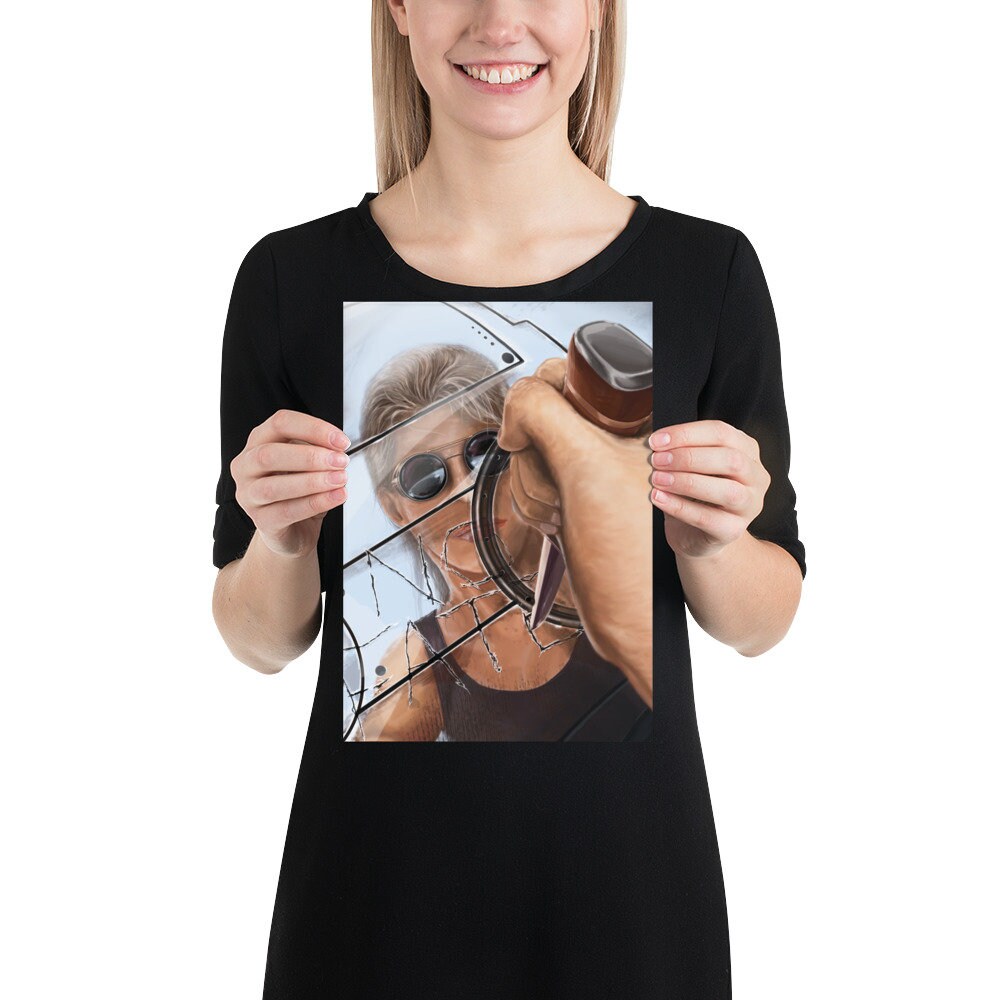 Sarah Connor 'no Fate' Art Print: Terminator 2 Inspired Digital Wall ...