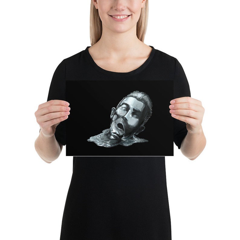 Terminator Art Robert Patrick T1000 Art Print Scifi Thriller - Etsy