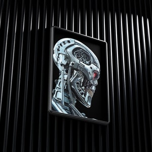 Terminator T800 Endoskeleton Art Print: Sci-fi Movie Poster - Etsy