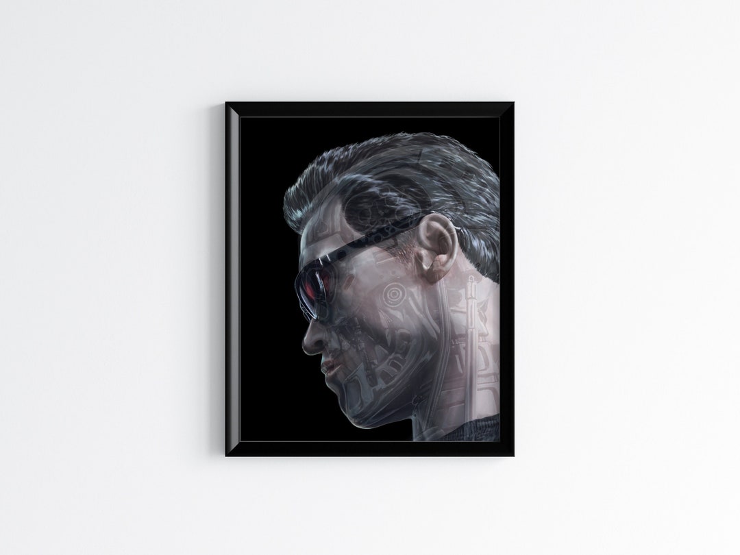 Terminator Art T800 Endoskeleton Art Print Arnold - Etsy