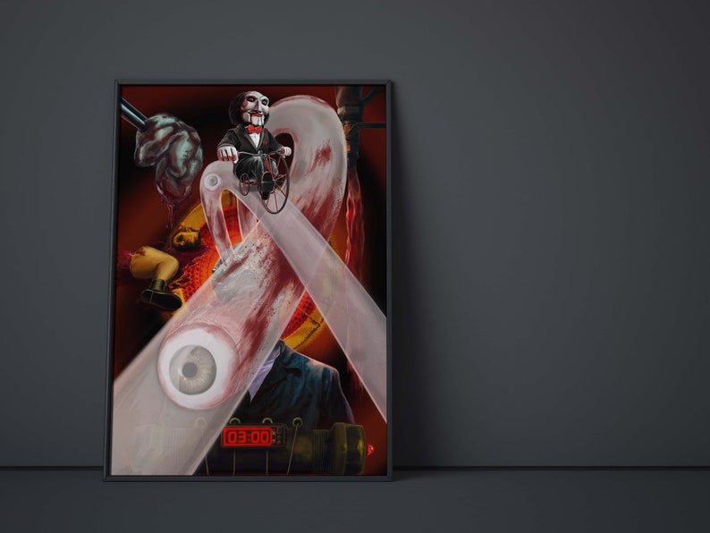 Saw X Poster Ultimate Traps Compilation Hand Painted Digital Art Print ...