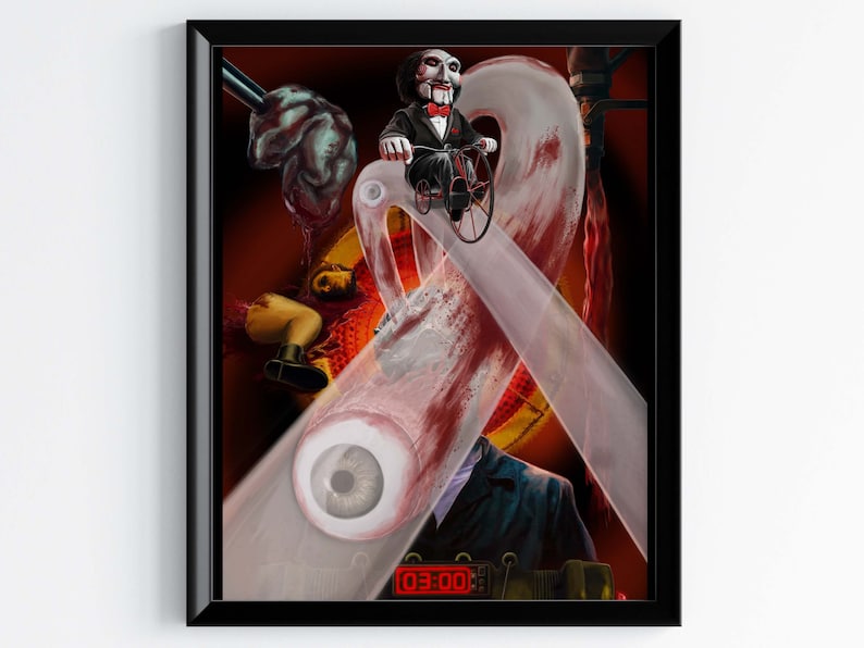 Saw X Poster Ultimate Traps Compilation Hand Painted Digital Art Print ...