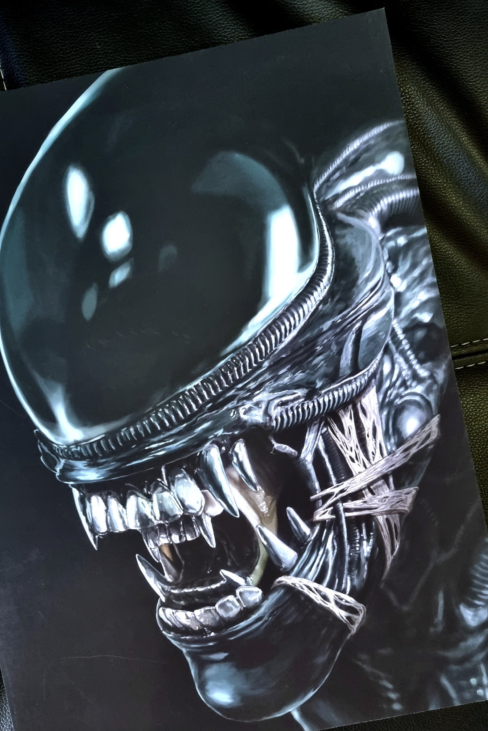Alien Art Xenomorph Art Print Big Chap Alien Giger Alien 1979 Art Scifi ...