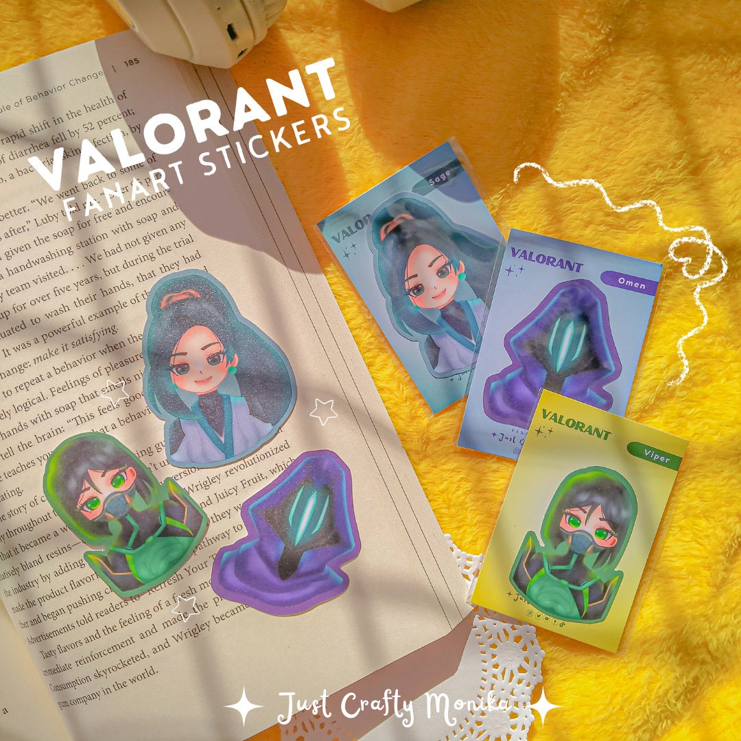 VALORANT Agent Fanart Stickers Vinyl Sticker Laptop - Etsy