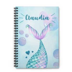 Personalized Mermaid Under the Sea Notebook / Journal - Etsy