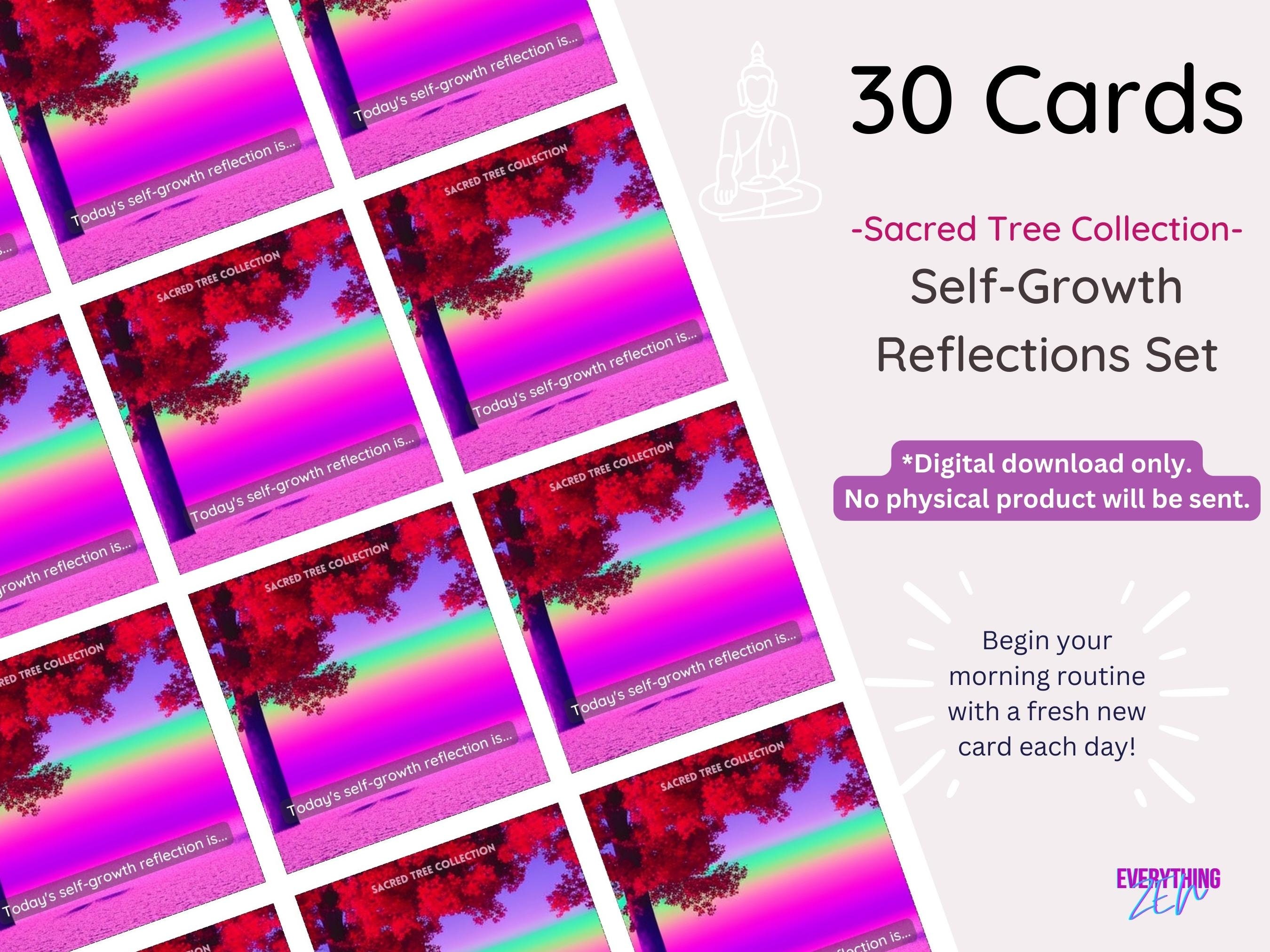 Printable Cards for Reflection, Self-growth Journaling Prompts ...