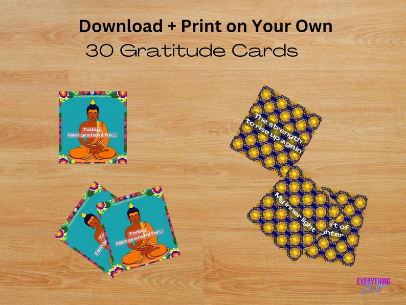 Printable Positive Affirmation Cards, Daily Gratitude Reminders, Pack ...