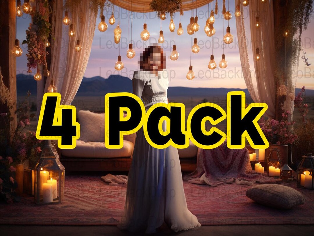 Boho Romantic Open Space Backdrop, High Resolution, Digital Backdrop ...